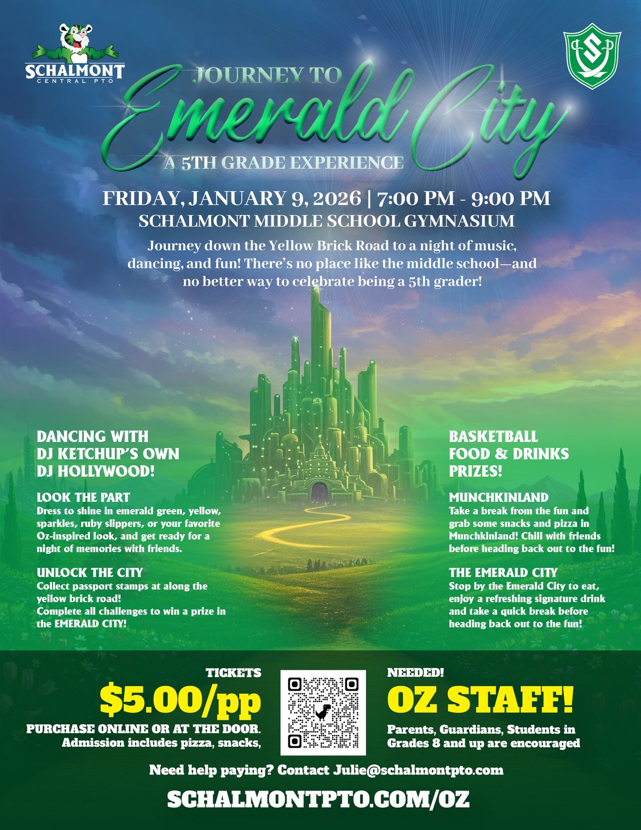 PTO Grade 5 Journey to Emerald City - Schalmont